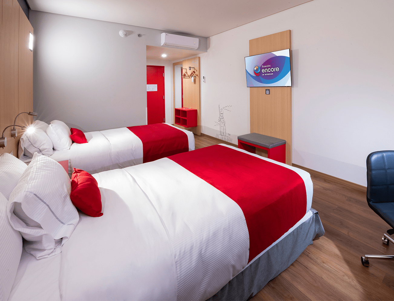 Double standard rooms - Ramada Encore Guadalajara Aeropuerto
